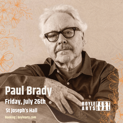 Paul Brady plays Boyle Arts Festival, Roscommon, this July. - Buy tickets