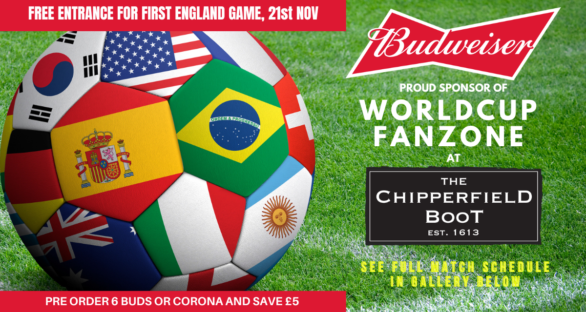 World Cup FanZone @ The Chipperfield Boot - Buy tickets